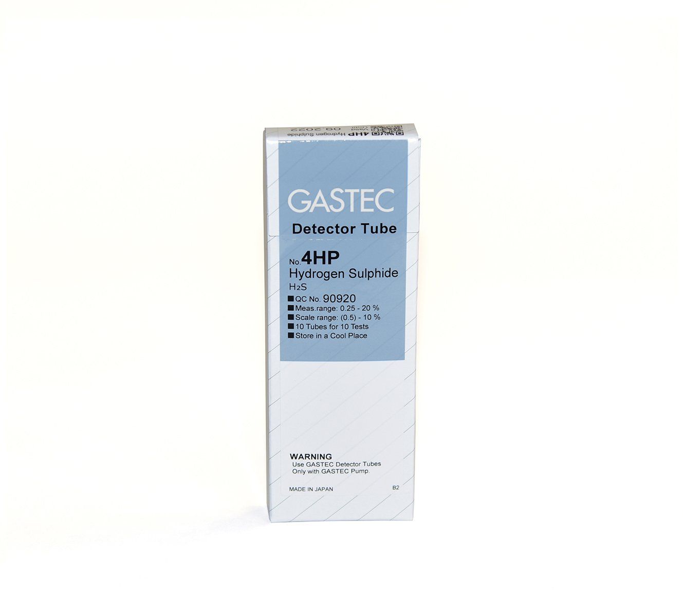 Gastec Hydrogen Sulfide 0.25-20% Gas Detector Tubes | Sampling Depot