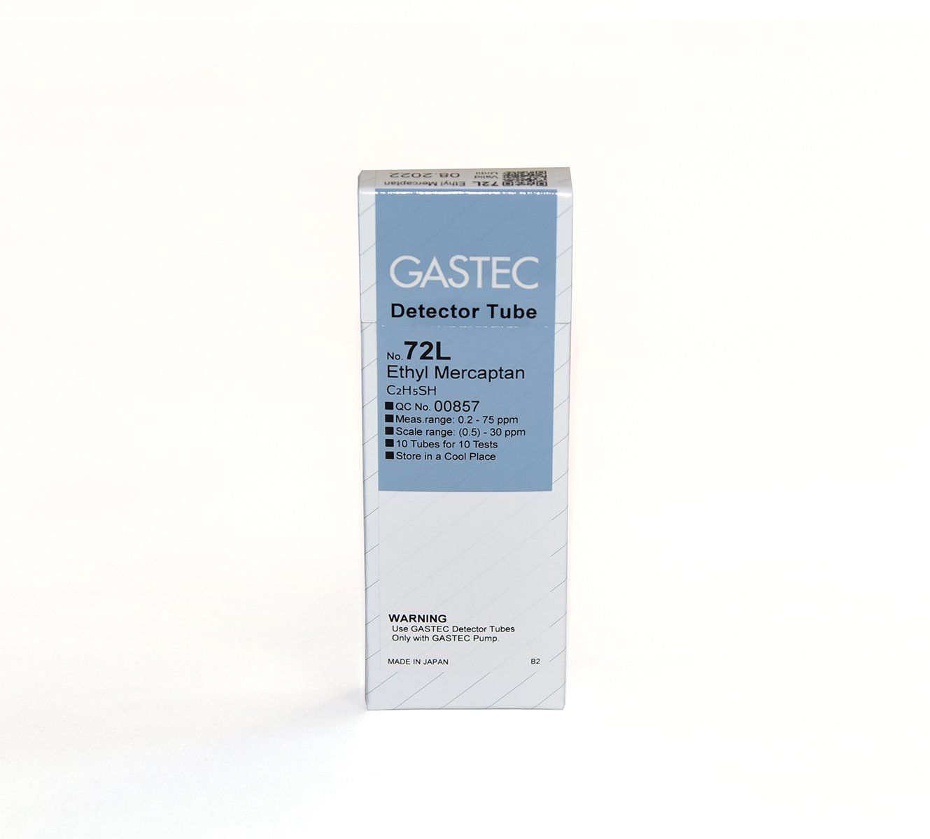 Gastec Ethyl Mercaptan 0.2-75 ppm Gas Detector Tube | Sampling Depot