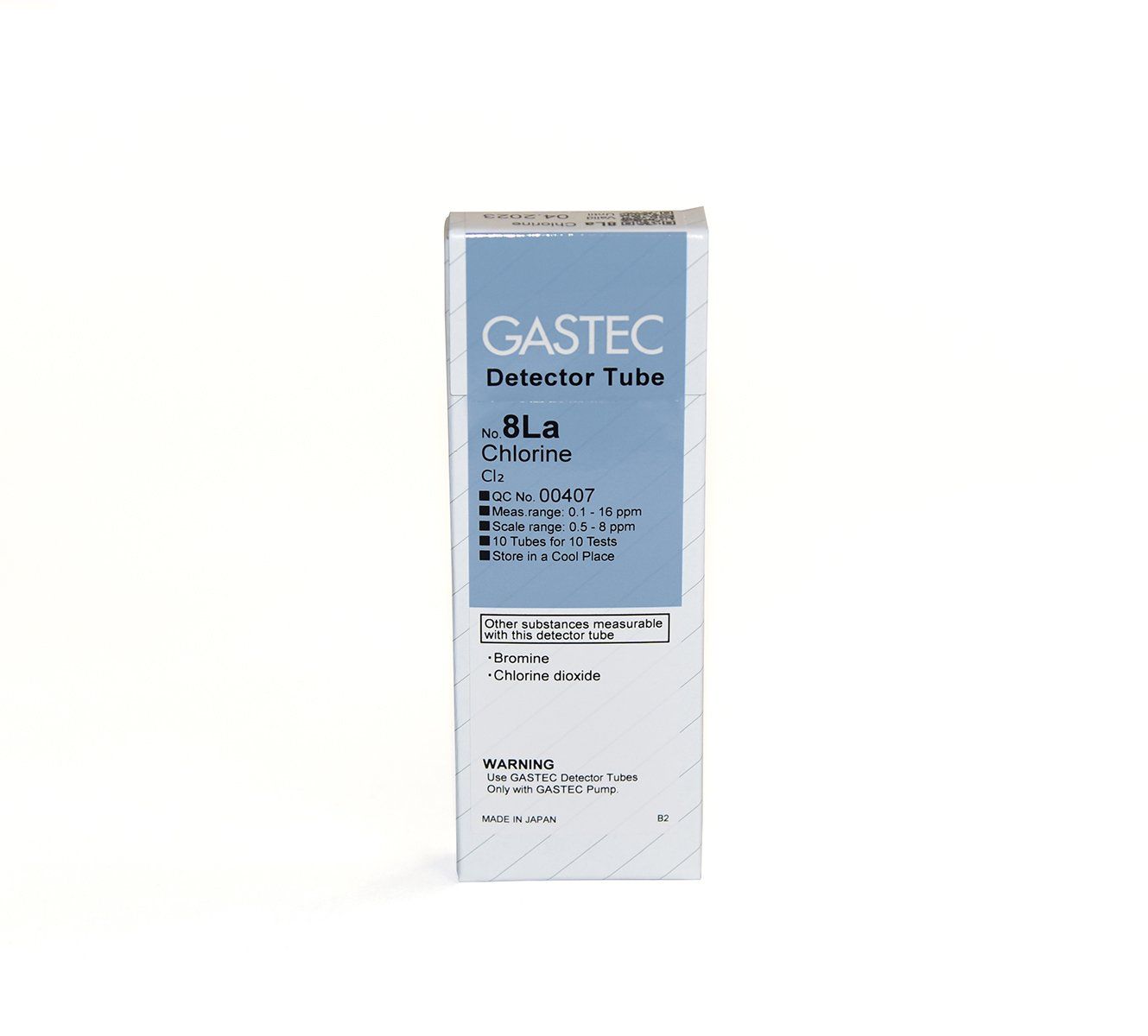 Gastec Chlorine 0.1-16 ppm Gas Detector Tube | Sampling Depot