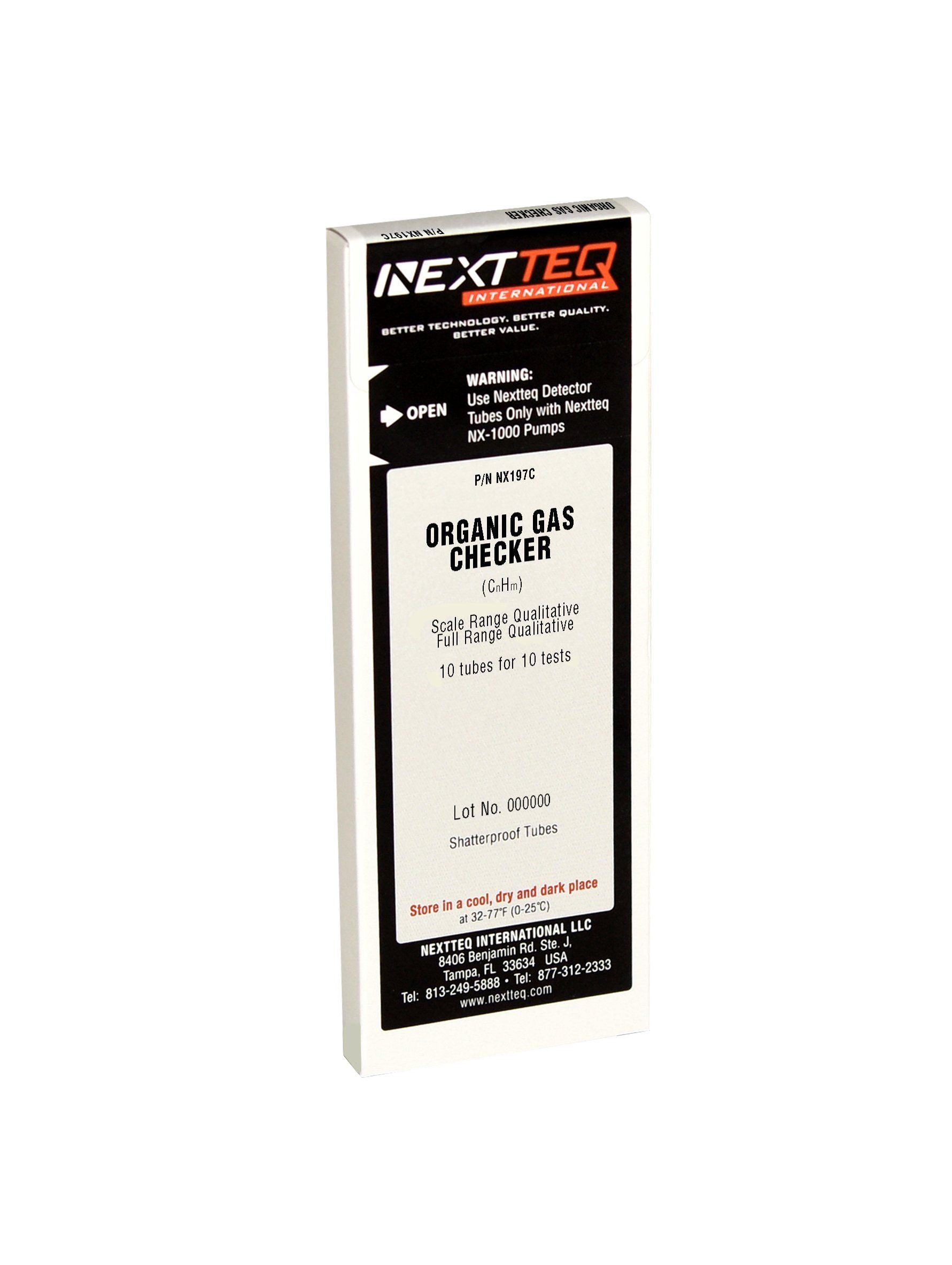 NextTeq Qualitative Organic Gas Checker Detector Tube | Sampling Depot